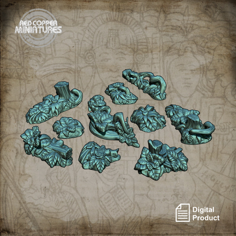Jungle modules - STL - Red Copper Miniatures